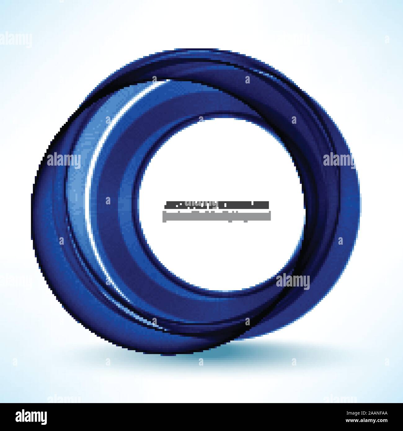 Abstract blue background circle hi-res stock photography and images - Alamy