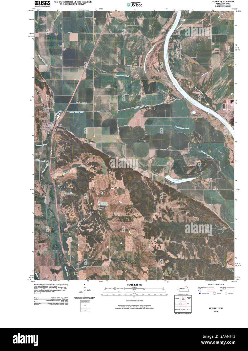 Map of homer Cut Out Stock Images & Pictures - Alamy