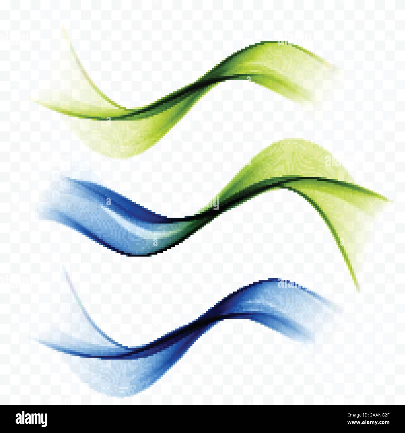 Abstract web smooth mild divider lines - fashion headers or footers ...