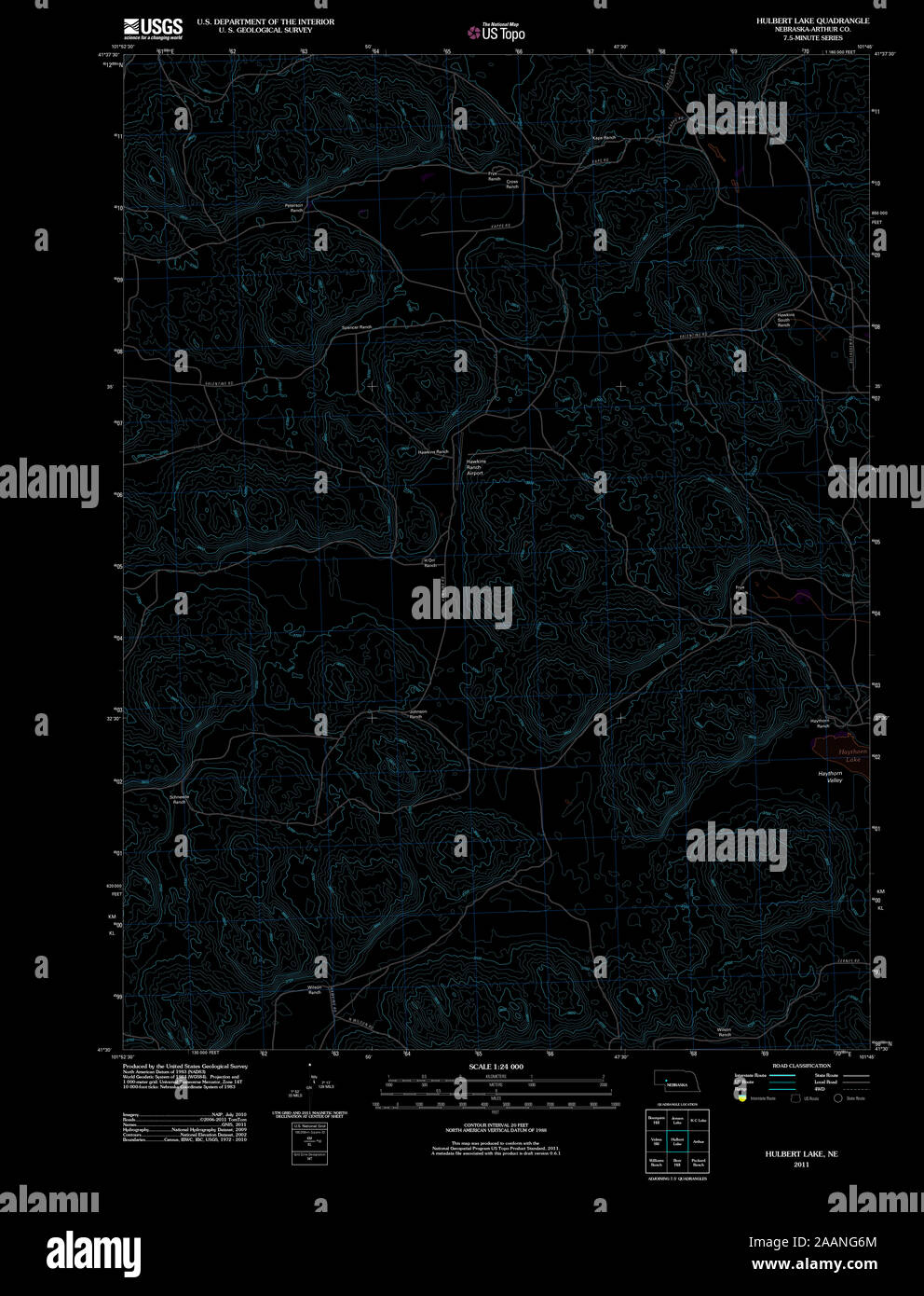 Map of hulbert hi-res stock photography and images - Alamy