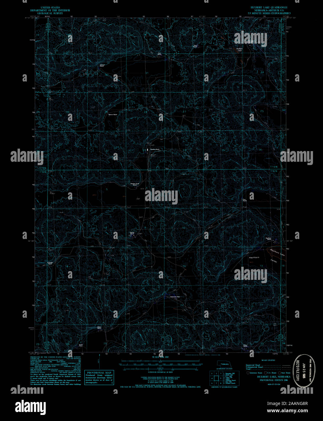 Map of hulbert hi-res stock photography and images - Alamy