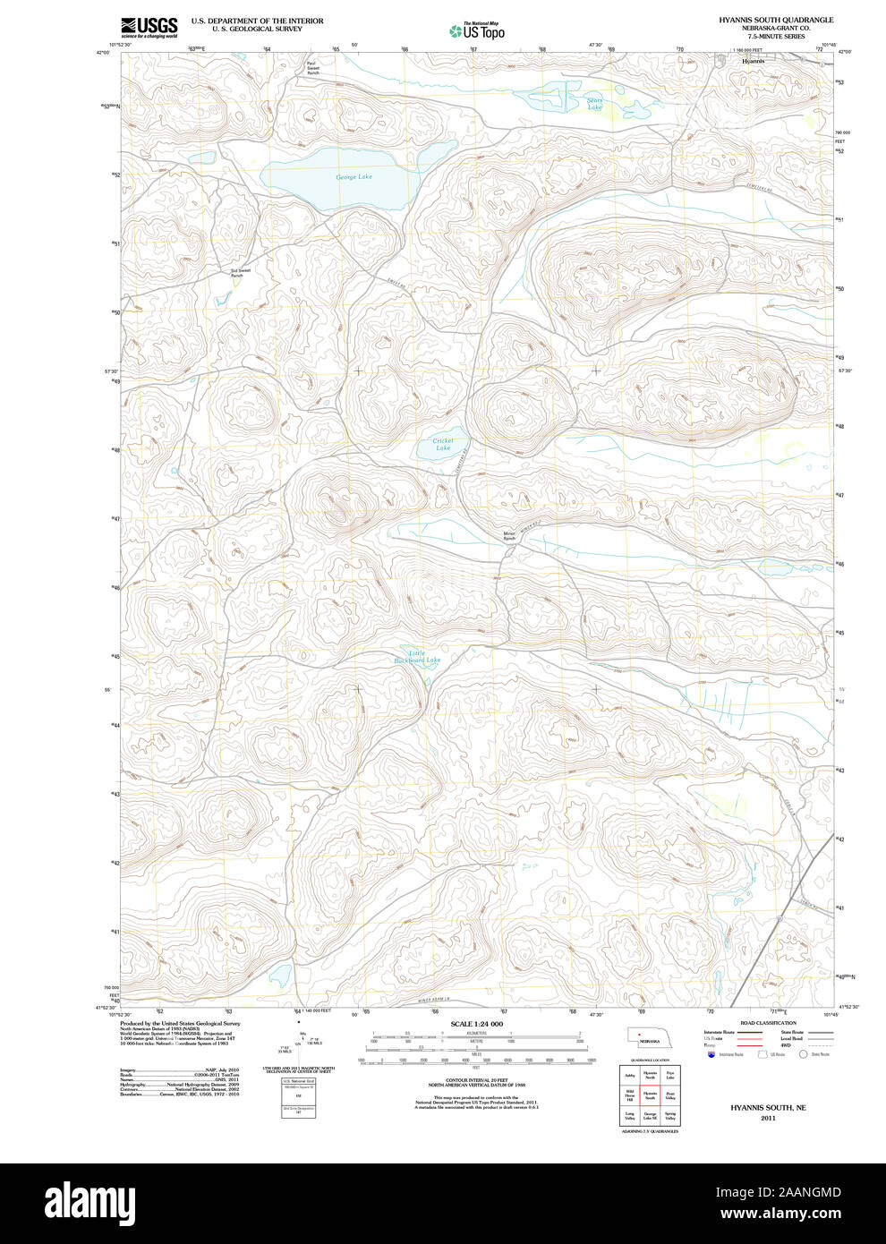 Hyannis nebraska map hi-res stock photography and images - Alamy