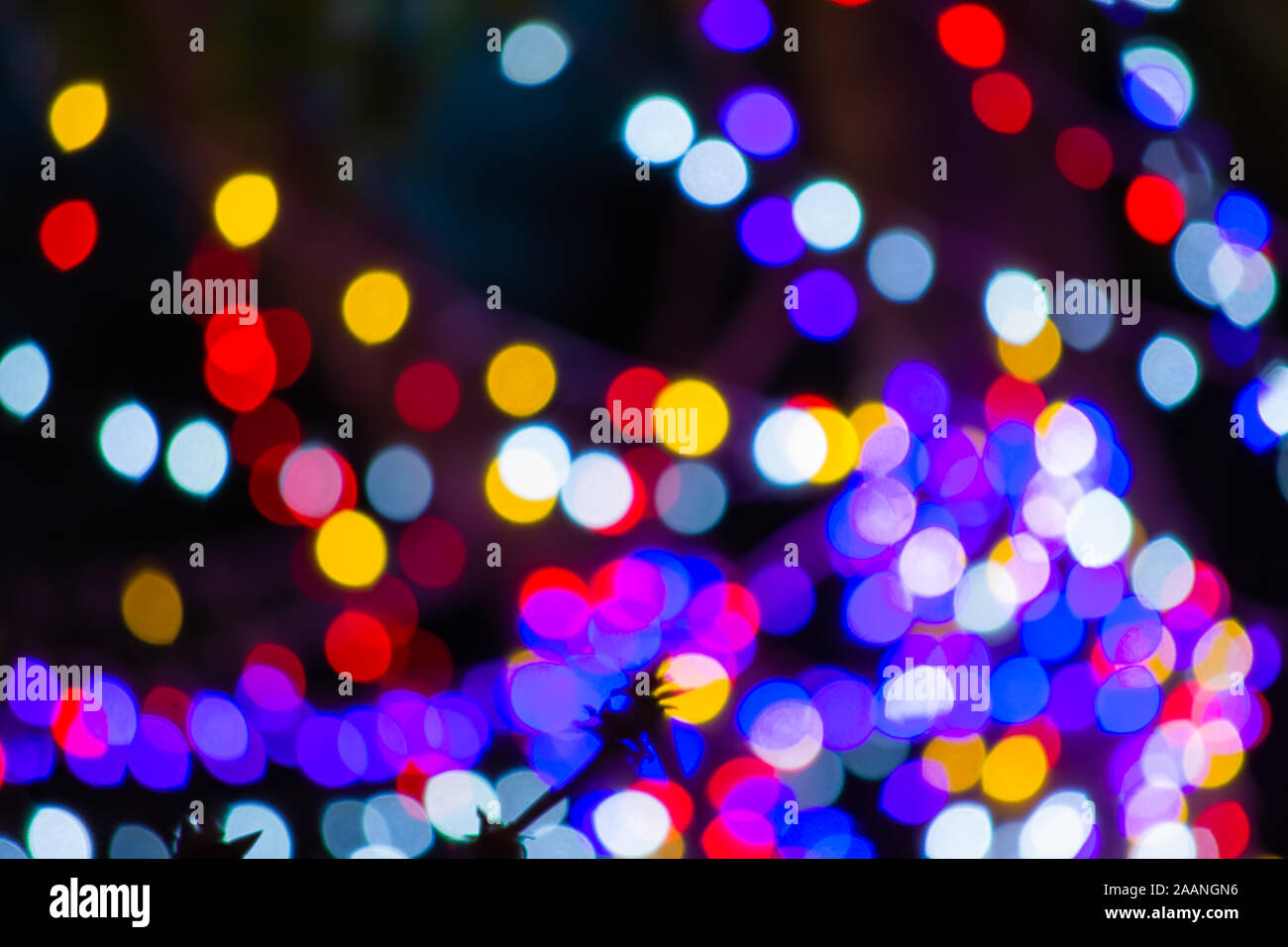 Blurry color light used as a background for the Festival Stock Photo ...