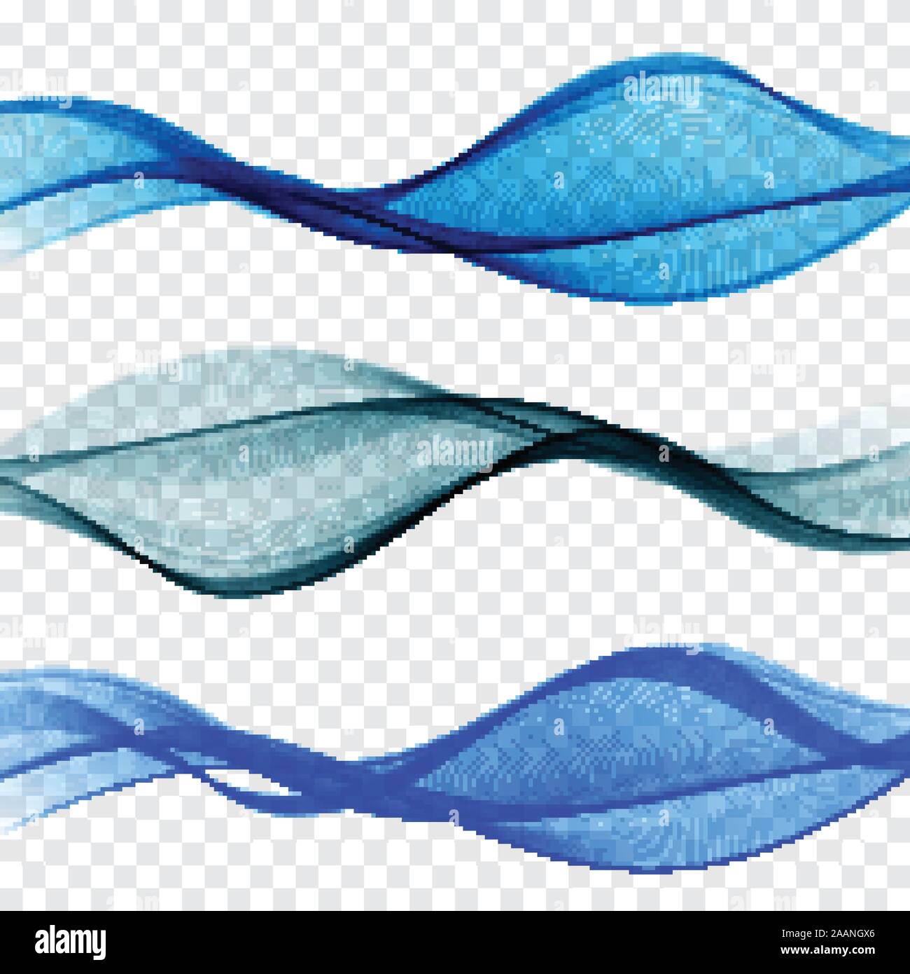 Abstract blue wave hi-res stock photography and images - Alamy