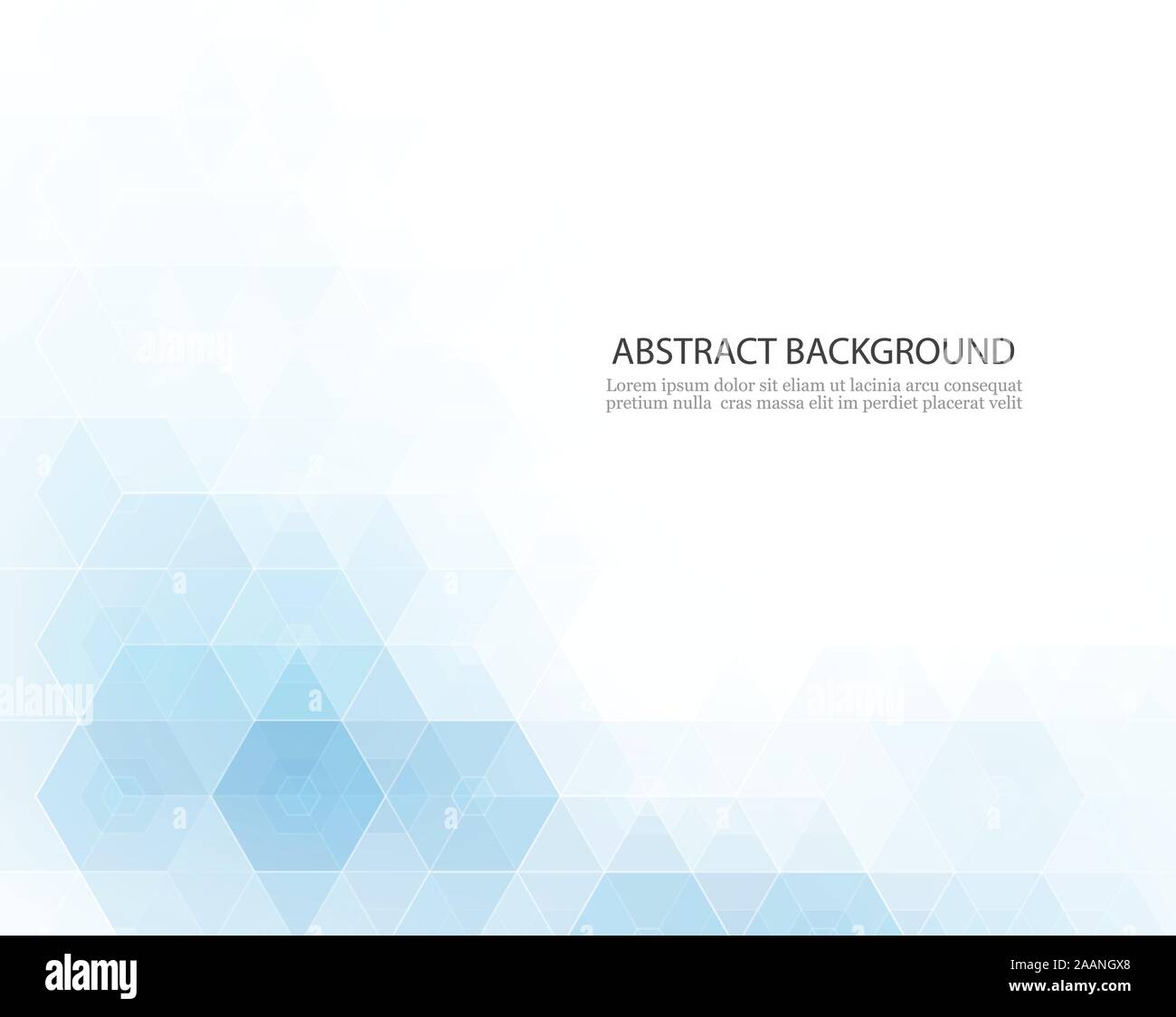Vector Abstract science Background. Hexagon geometric design Stock ...