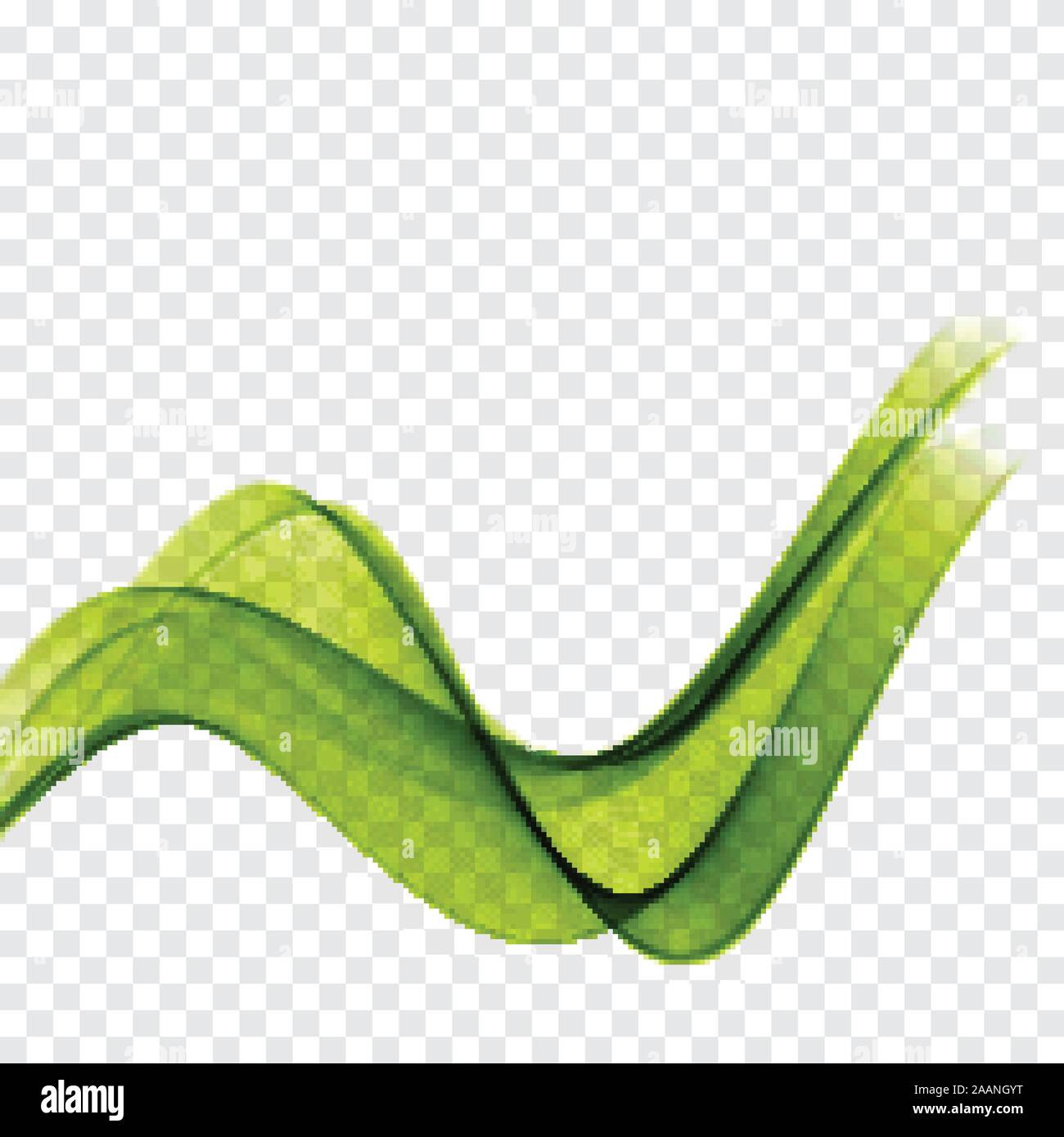 Abstract background with green waves Wave green Stock Vector Image ...