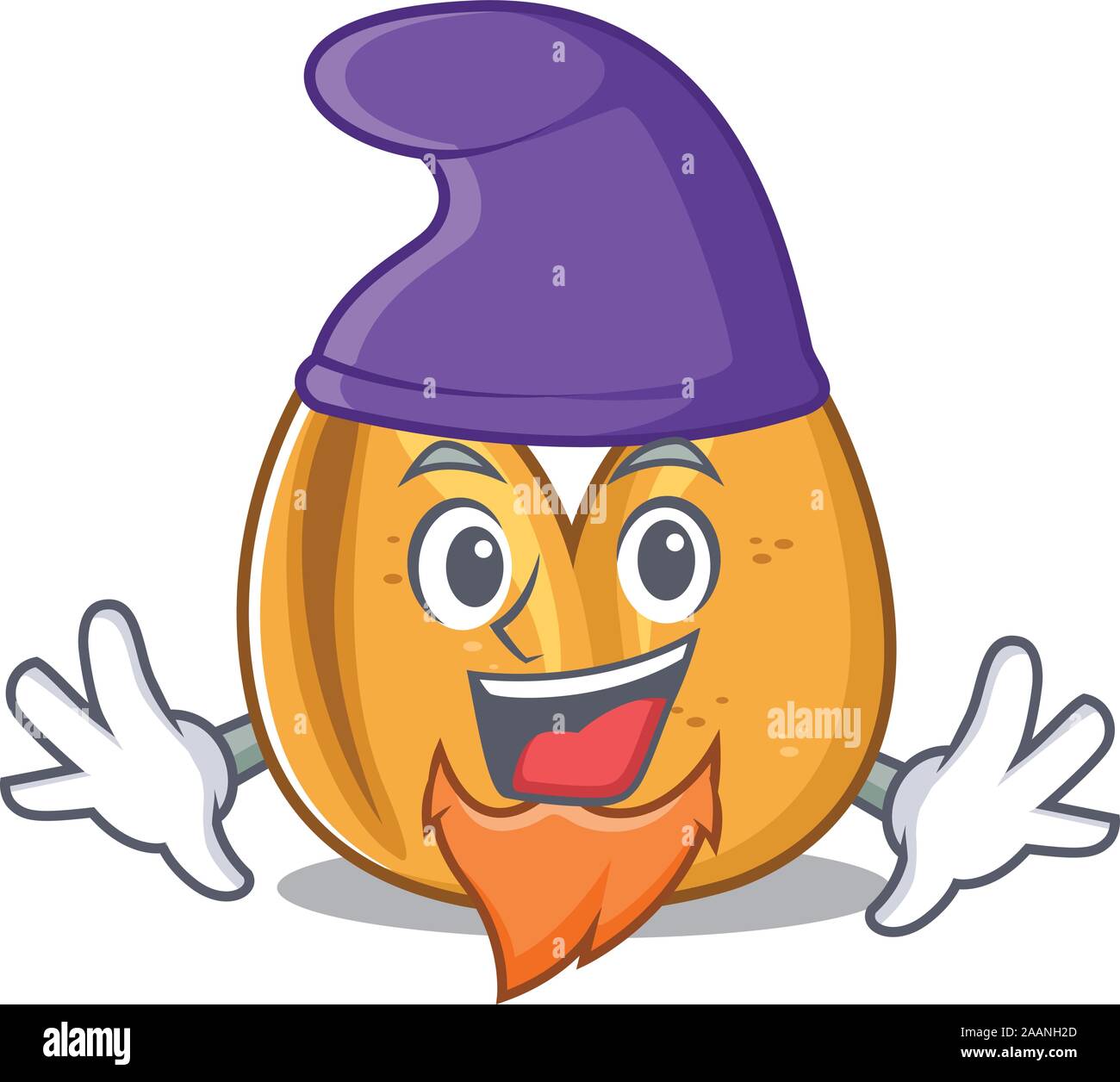 Fortune cookie as an Elf mascot cartoon style Stock Vector Image & Art ...