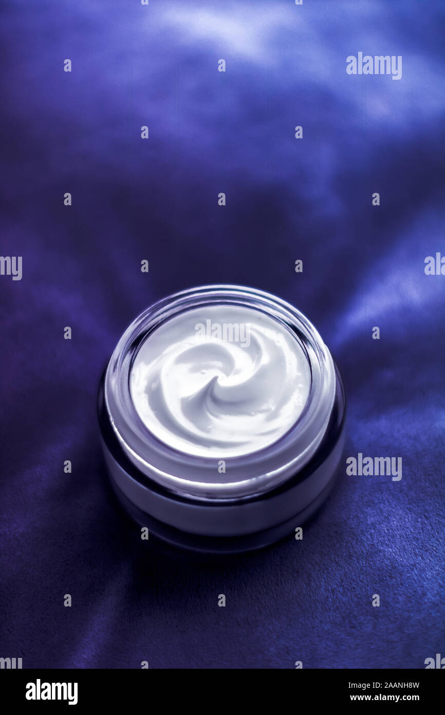 Cosmetic branding, moisturizing emulsion and facial care concept ...