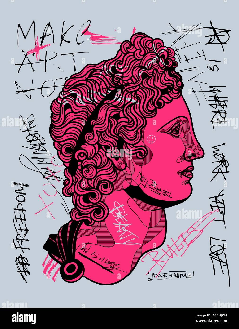 Vector lines classical hand drawn illustration Stock Vector Image & Art ...