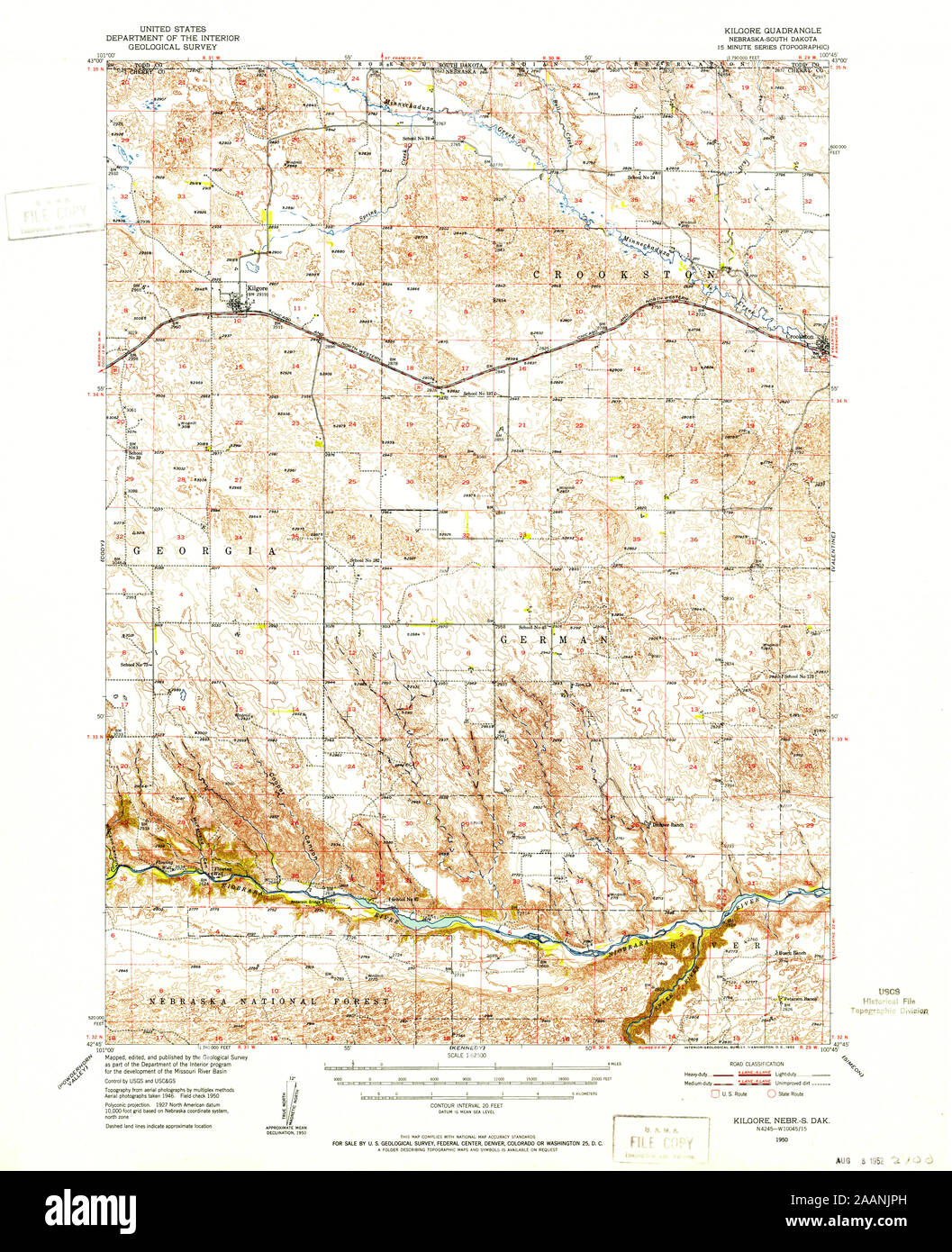 Map of kilgore hi-res stock photography and images - Alamy