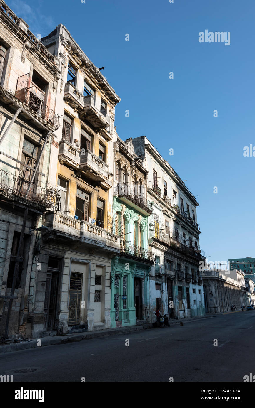 (Cuba) Havana’s older architecture has a mix of different architectural ...