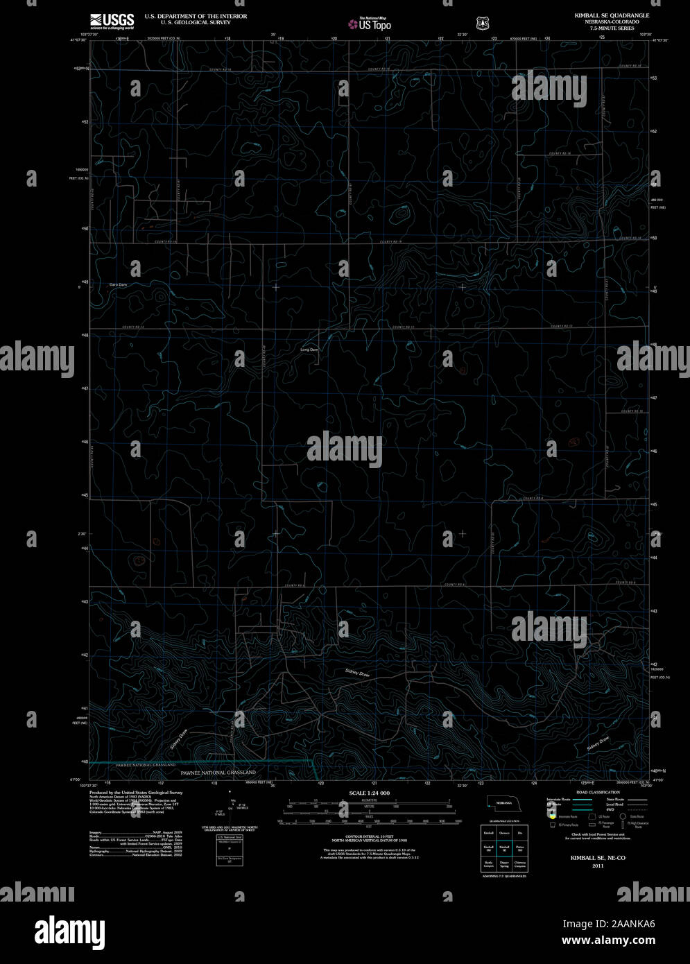 Kimball nebraska map hi-res stock photography and images - Alamy