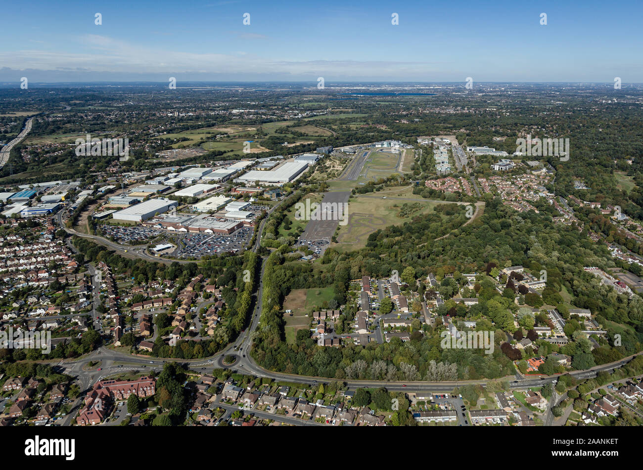 Brooklands Museum from the Air Stock Photo - Alamy