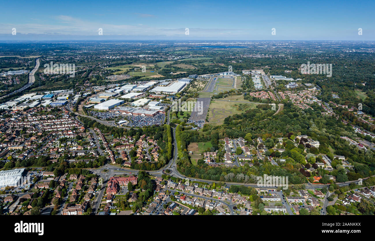 Brooklands Museum from the Air Stock Photo - Alamy