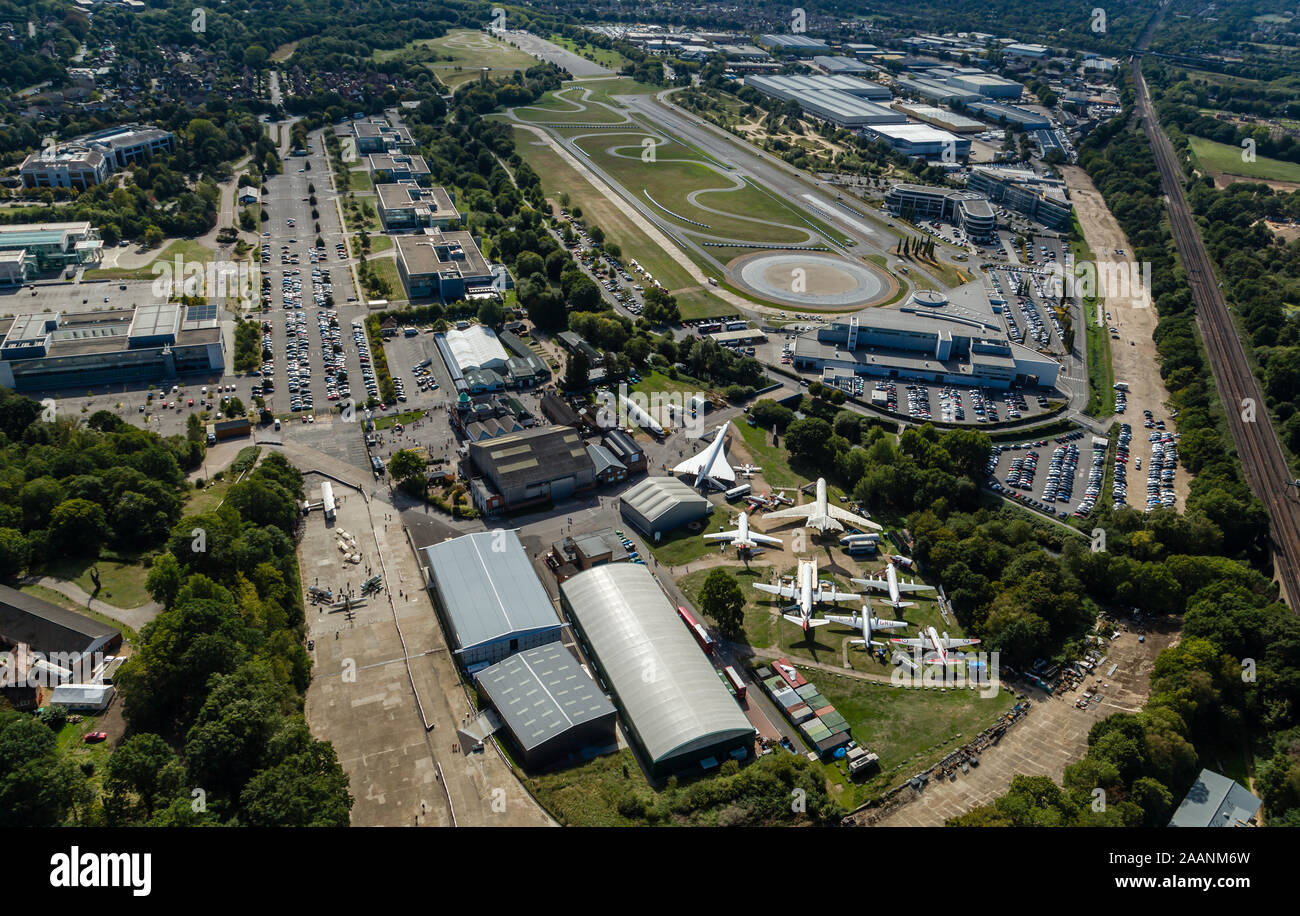 Brooklands Museum from the Air Stock Photo - Alamy