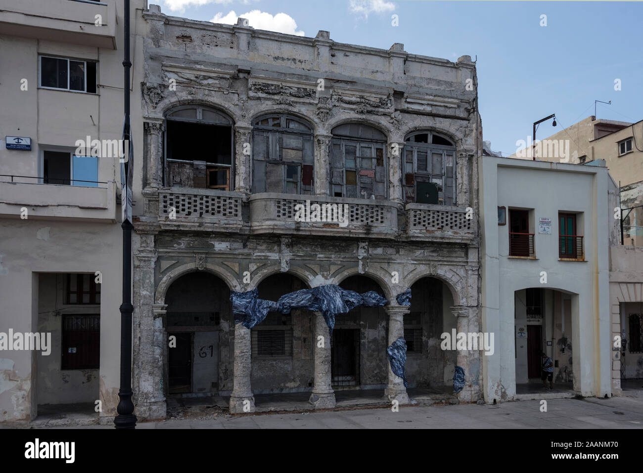 (Cuba) Havana’s older architecture has a mix of different architectural ...