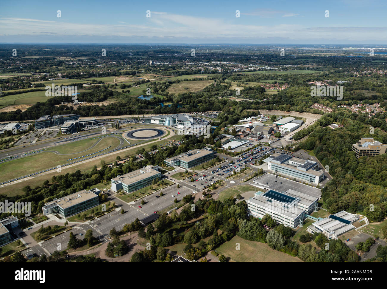 Brooklands Museum from the Air Stock Photo - Alamy