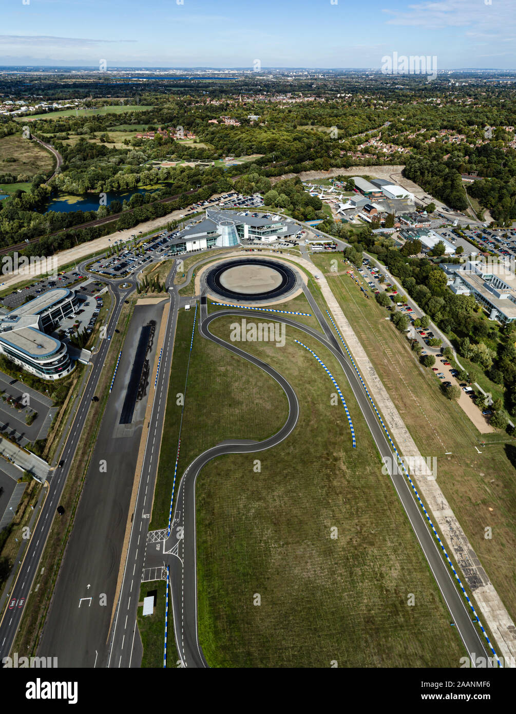 Brooklands Museum from the Air Stock Photo - Alamy