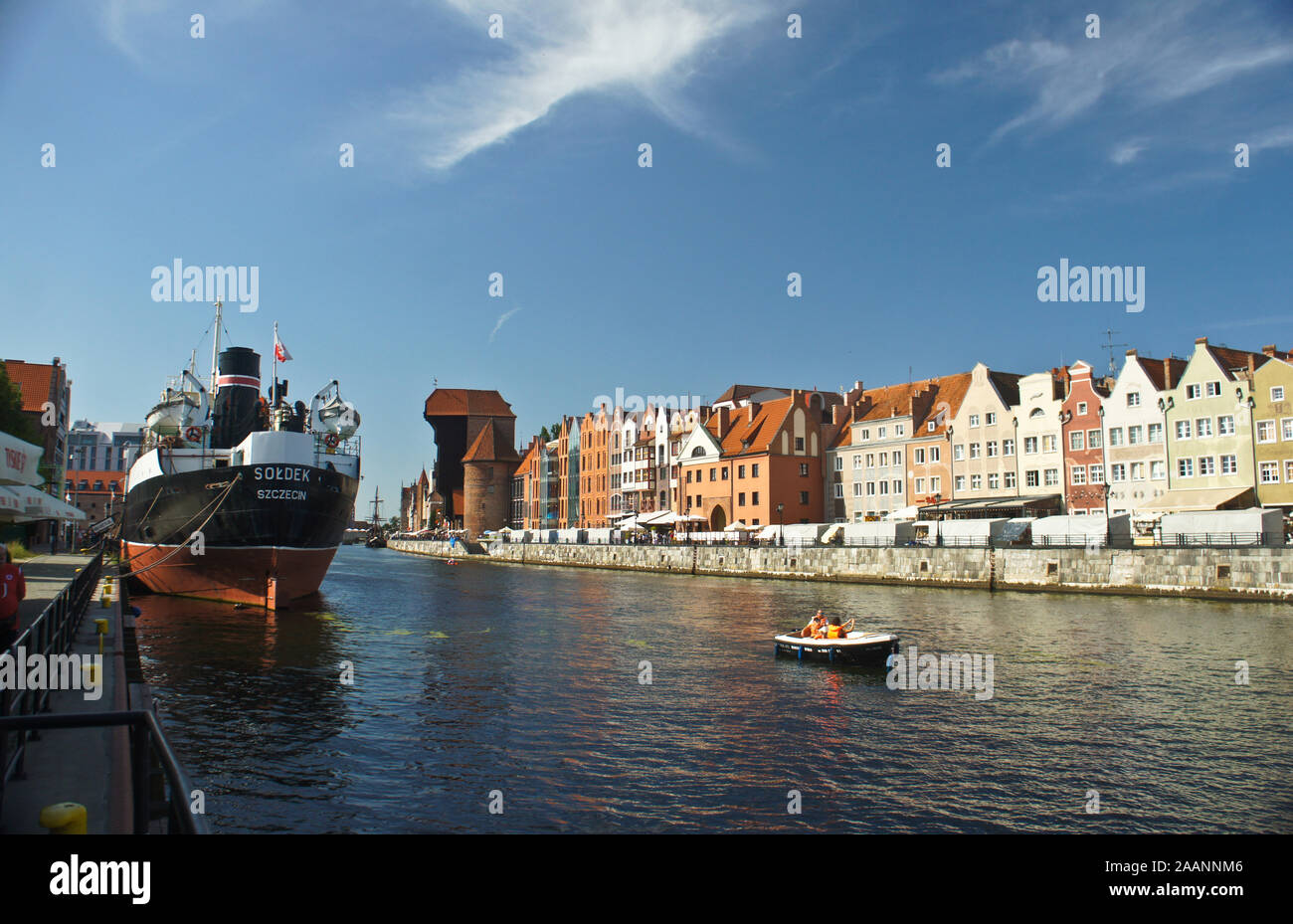 Architecture of the old town in Gdansk Stock Photo - Alamy