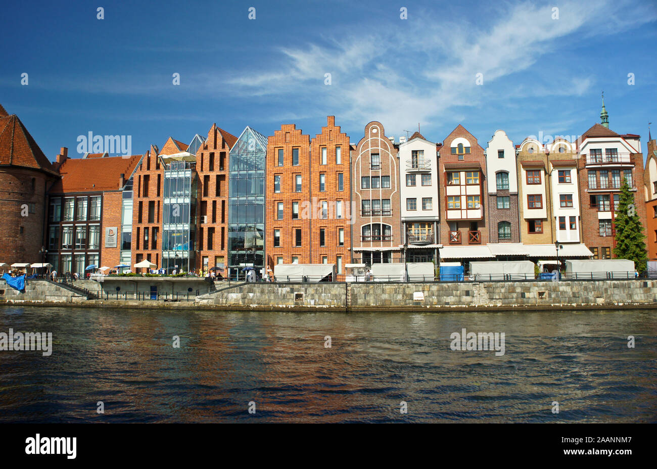 Architecture of the old town in Gdansk Stock Photo - Alamy
