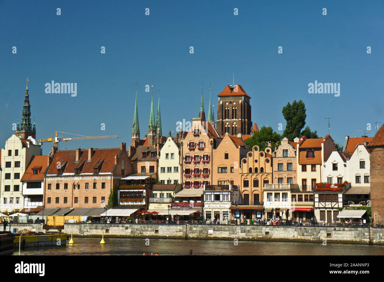 Architecture of the old town in Gdansk Stock Photo - Alamy