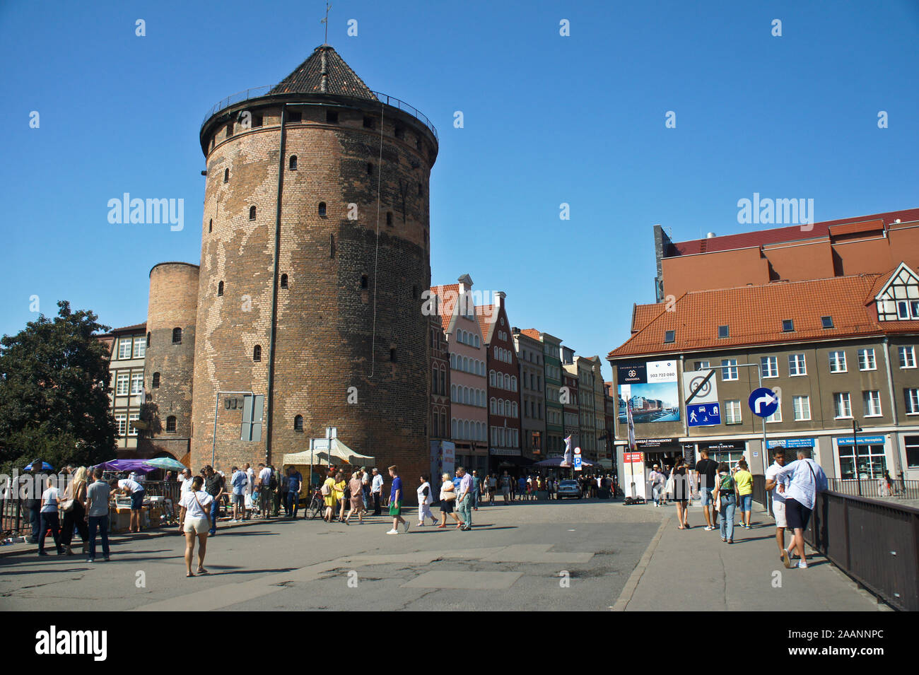 Architecture of the old town in Gdansk Stock Photo - Alamy