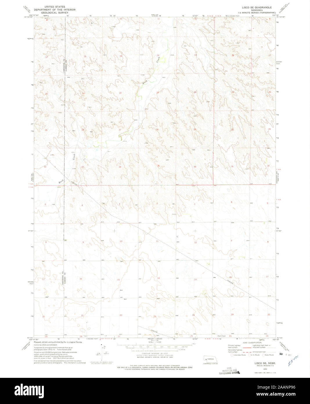 Lisco map hi-res stock photography and images - Alamy