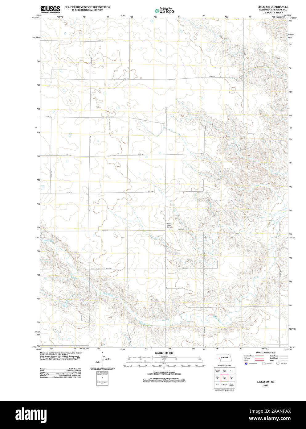 Lisco map hi-res stock photography and images - Alamy