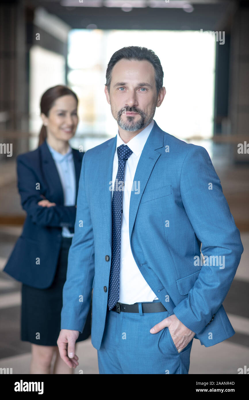 Handsome bearded man wearing suit hi-res stock photography and images ...