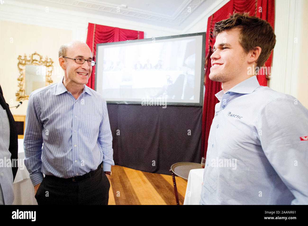 American economist and chess Grandmaster Kenneth Rogoff at a chess ...