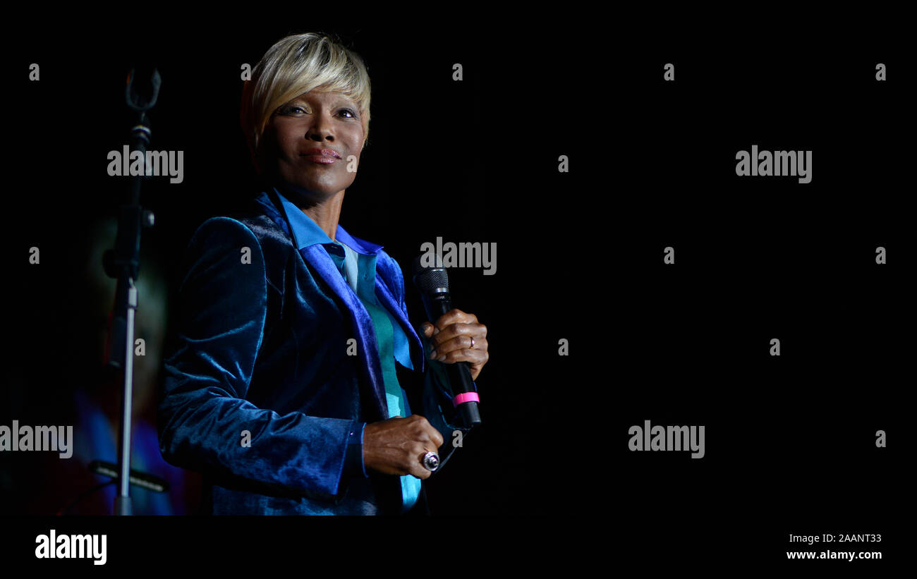The singer Amii Stewart at the Griminelli & Friends concert Stock Photo ...