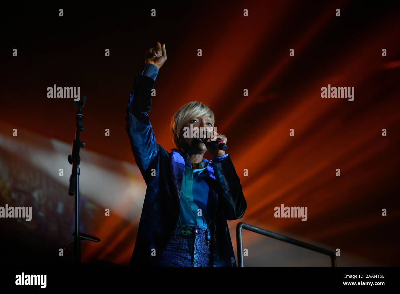 The singer Amii Stewart at the Griminelli & Friends concert Stock Photo ...