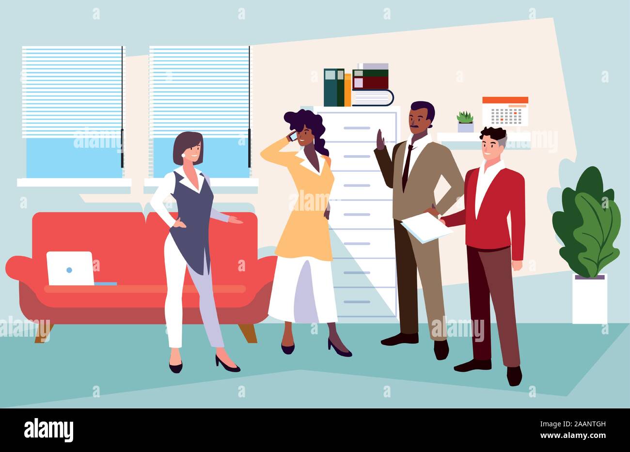 Coordinated group Stock Vector Images - Alamy