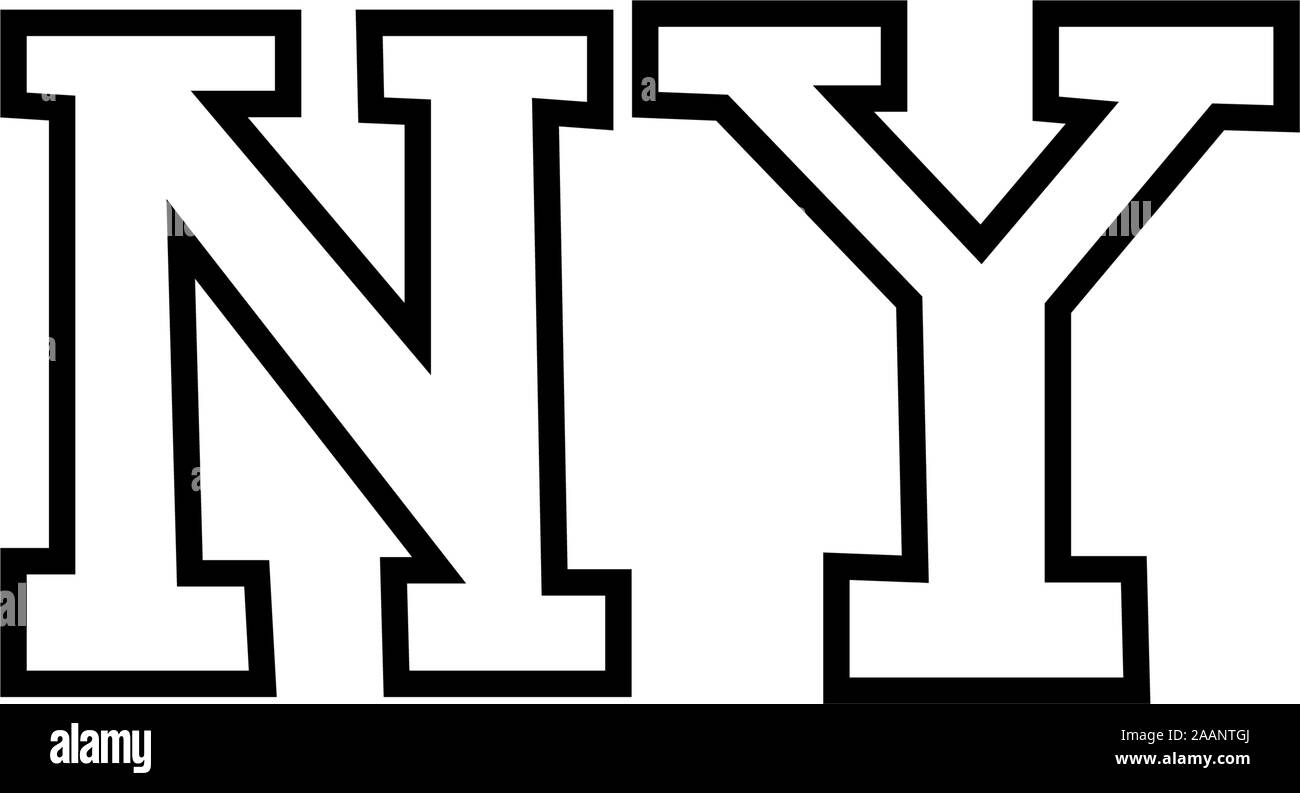 new york word line style icon Stock Vector Image & Art - Alamy