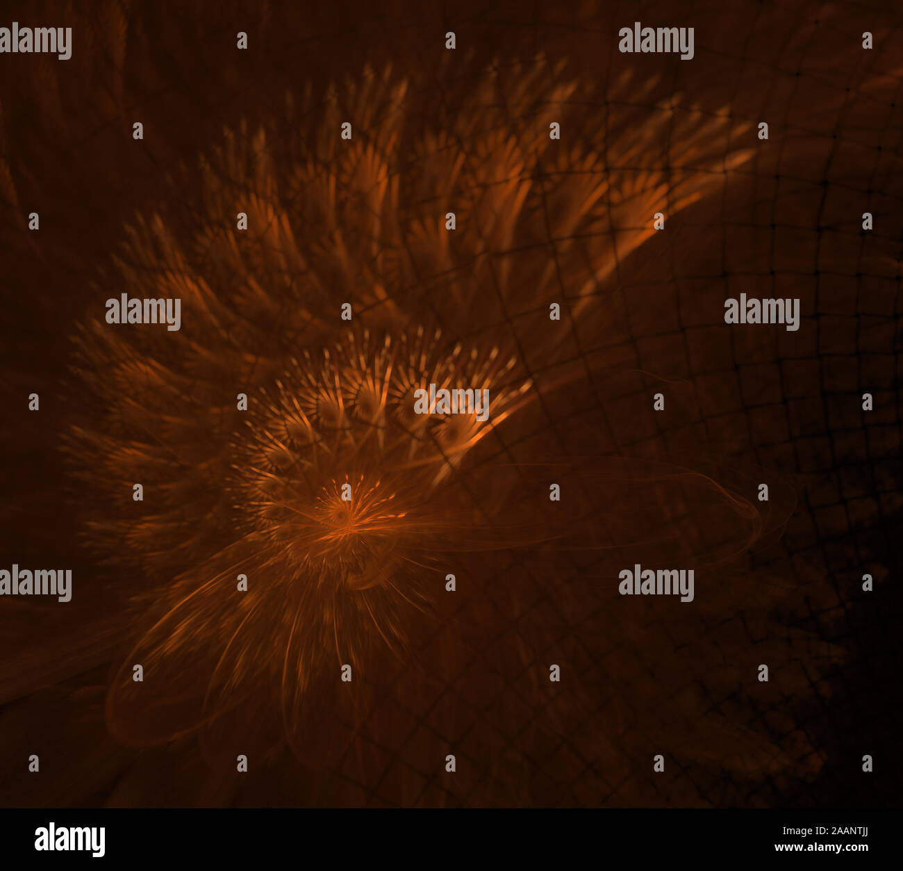 Spiral digital art. An abstract computer generated modern spiral ...