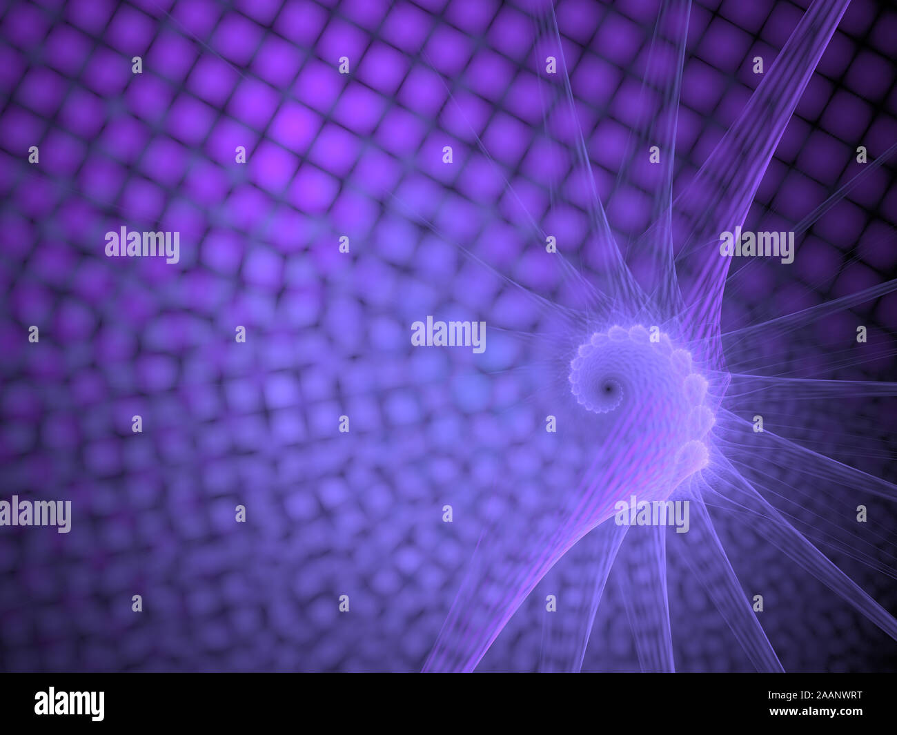 Spiral digital art. An abstract computer generated modern spiral ...