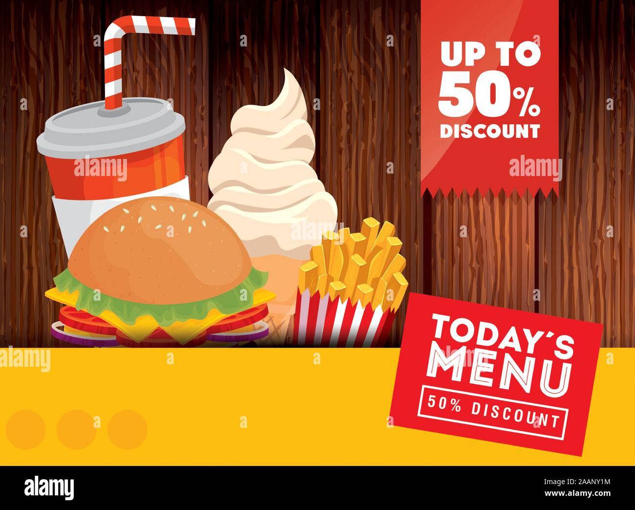 Food offer poster hi-res stock photography and images - Alamy