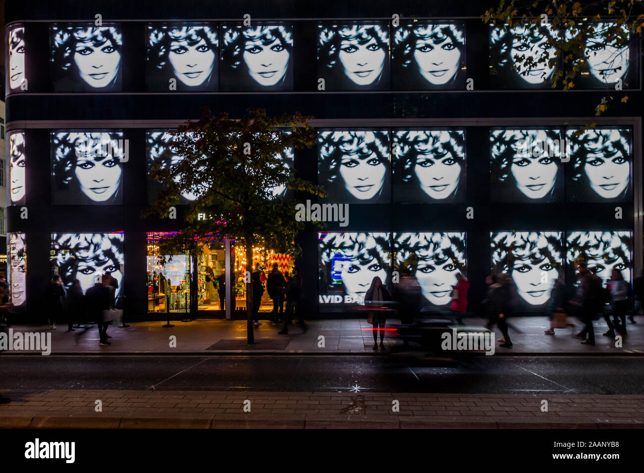 David Bailey’s photographs in Oxford Street. On display at Flannels ...