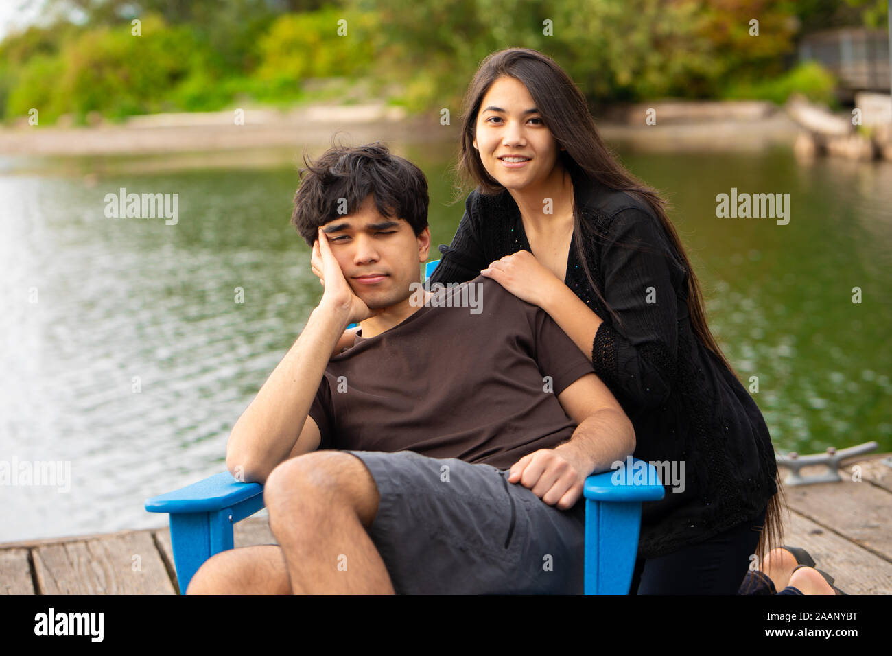 Biracial siblings hi-res stock photography and images - Alamy