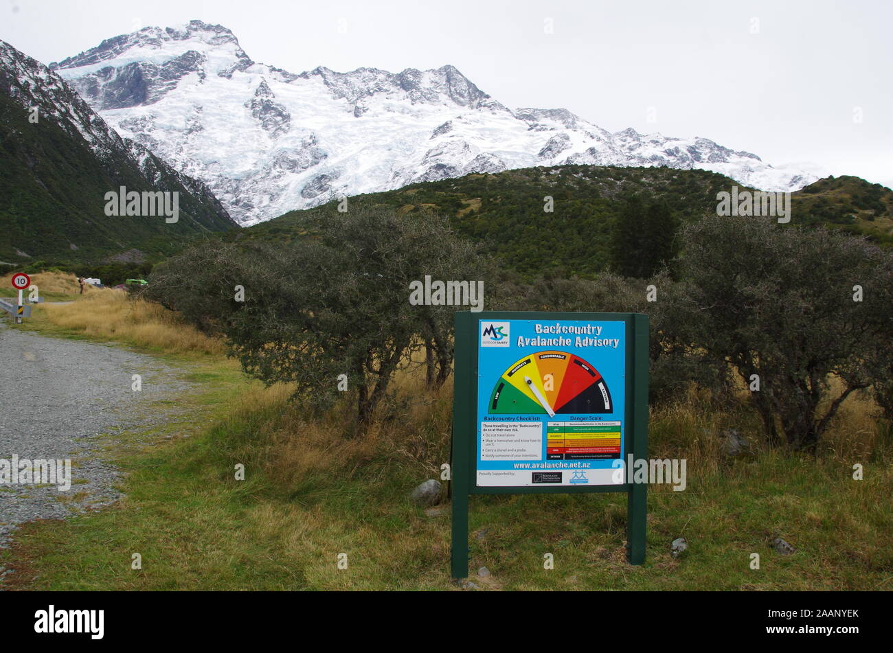 Fire risk sign new zealand hi-res stock photography and images - Alamy