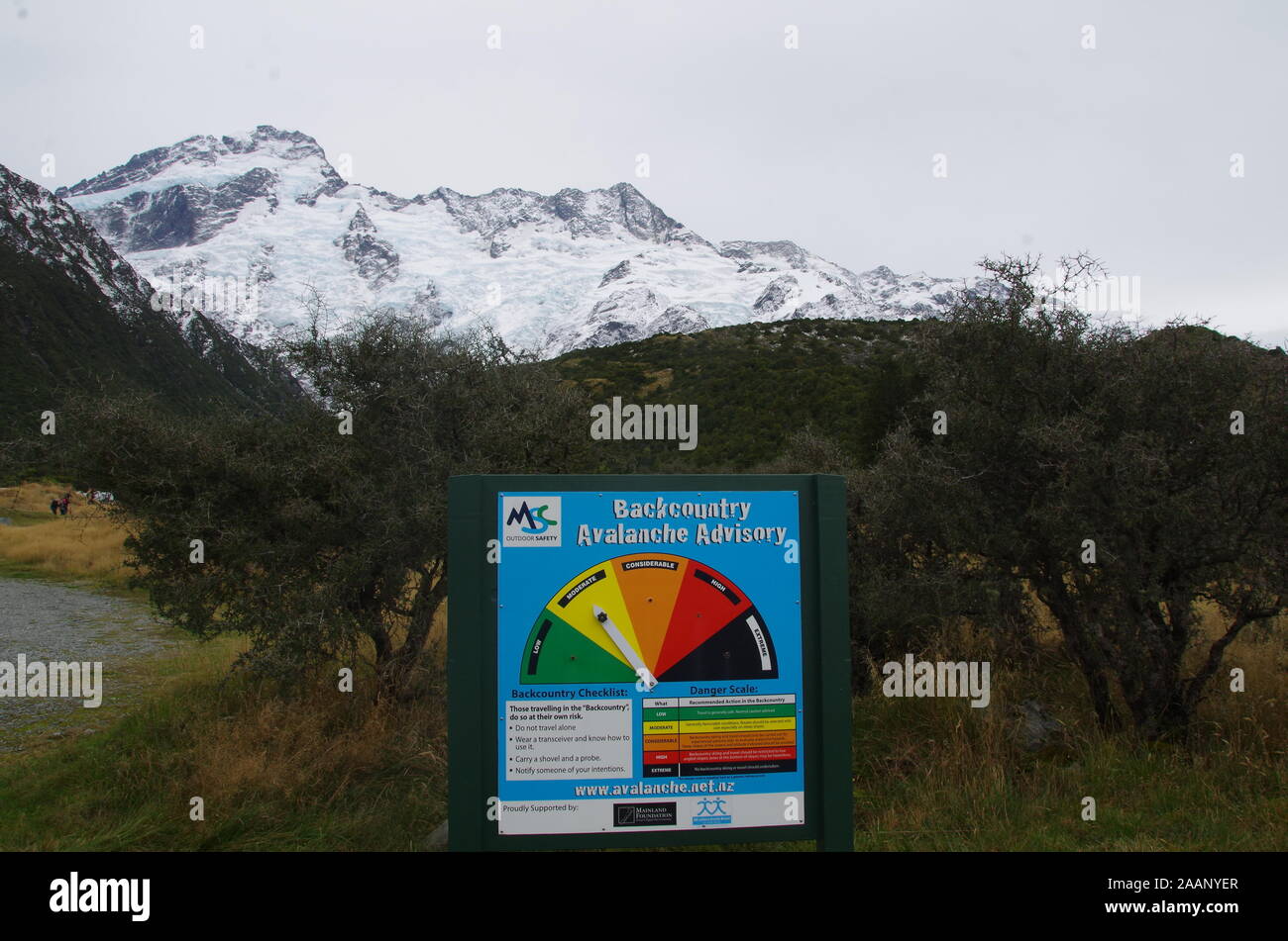 Fire risk sign new zealand hi-res stock photography and images - Alamy