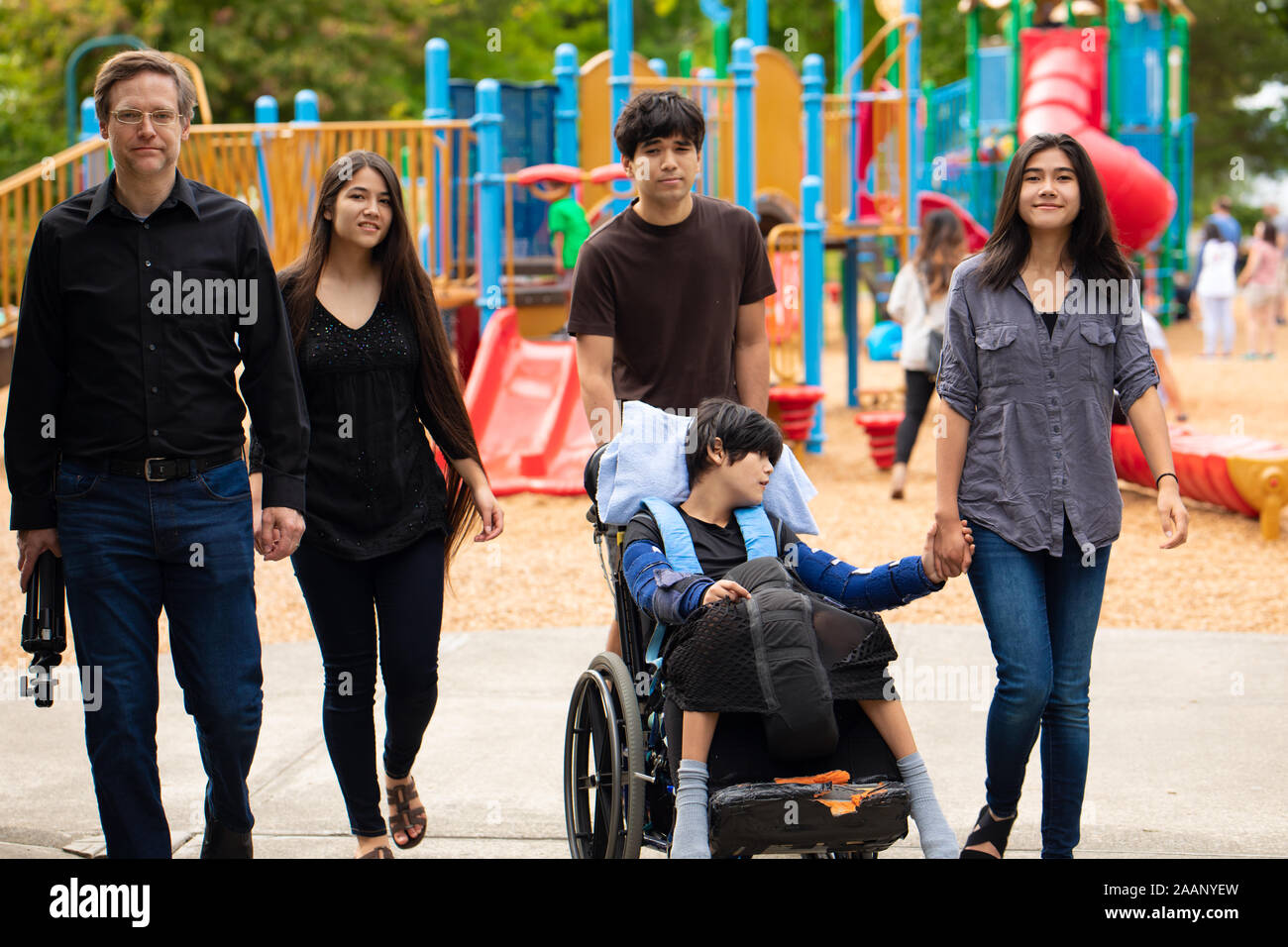 Teenage Boys With Cerebral Palsy