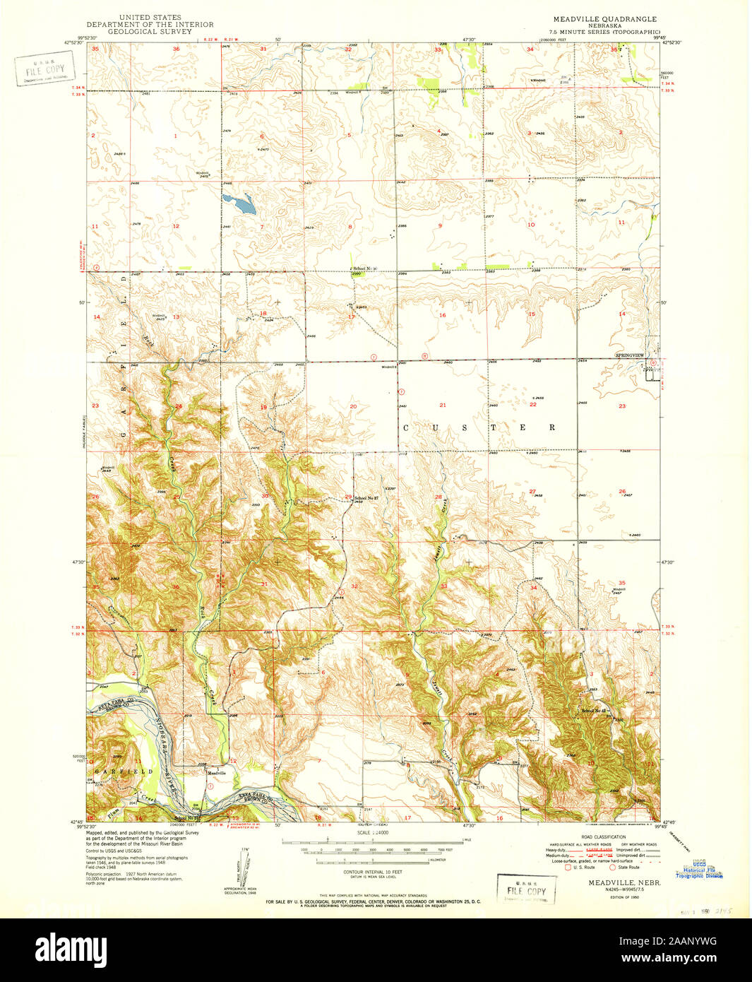 Map of meadville hi-res stock photography and images - Alamy