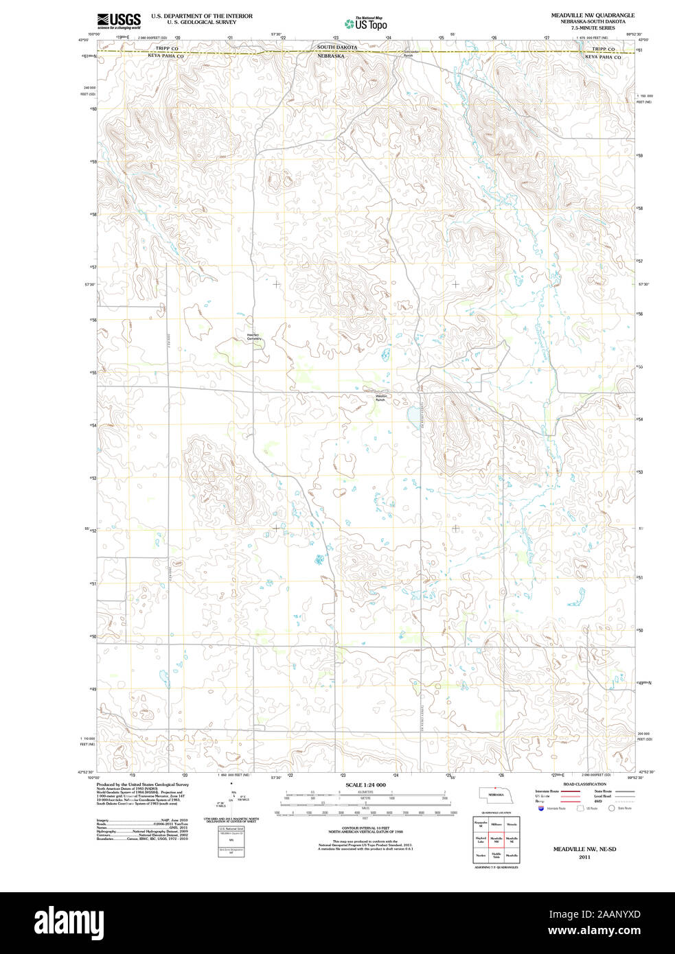 Map of meadville hi-res stock photography and images - Alamy