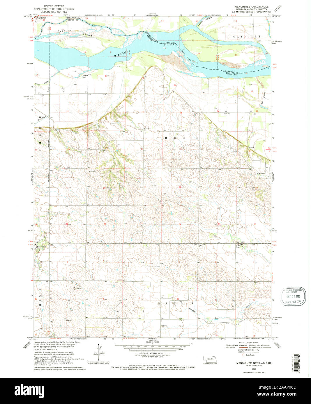 Menominee map Cut Out Stock Images & Pictures - Alamy