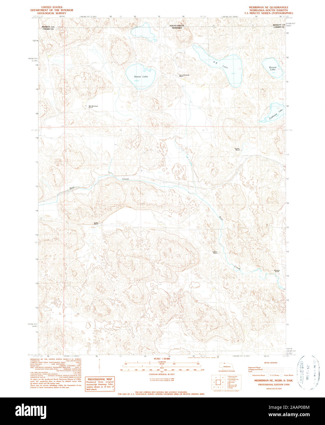 Map of merriman hi-res stock photography and images - Alamy