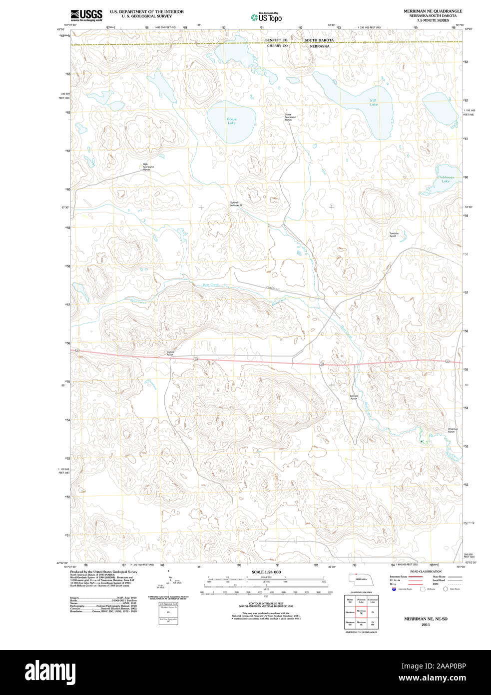 Map of merriman hi-res stock photography and images - Alamy