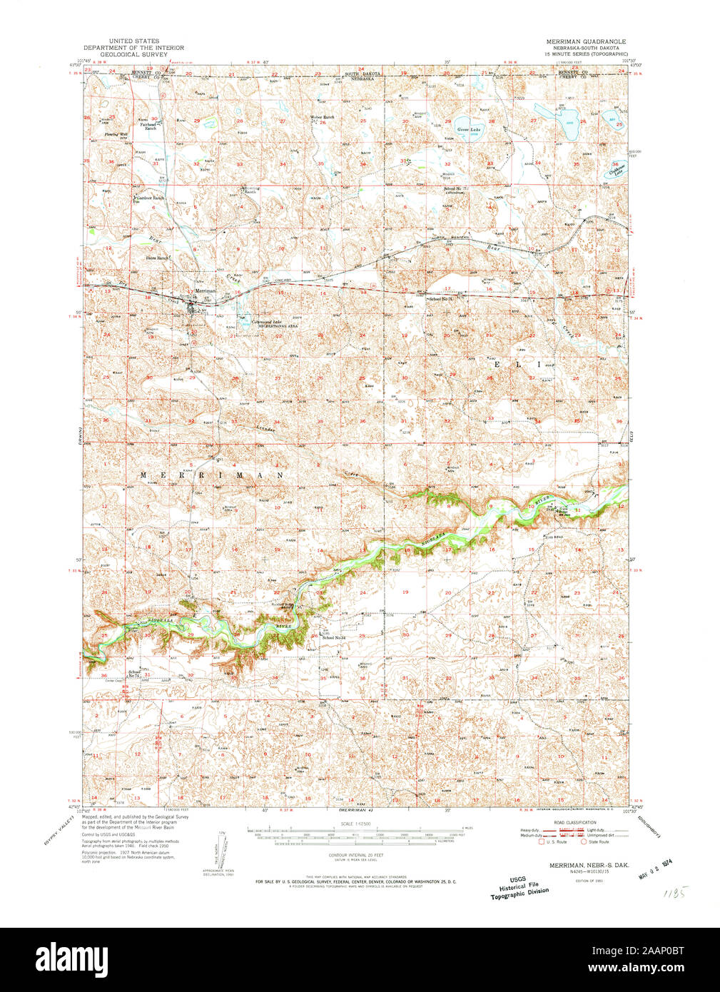 Map of merriman Cut Out Stock Images & Pictures - Alamy