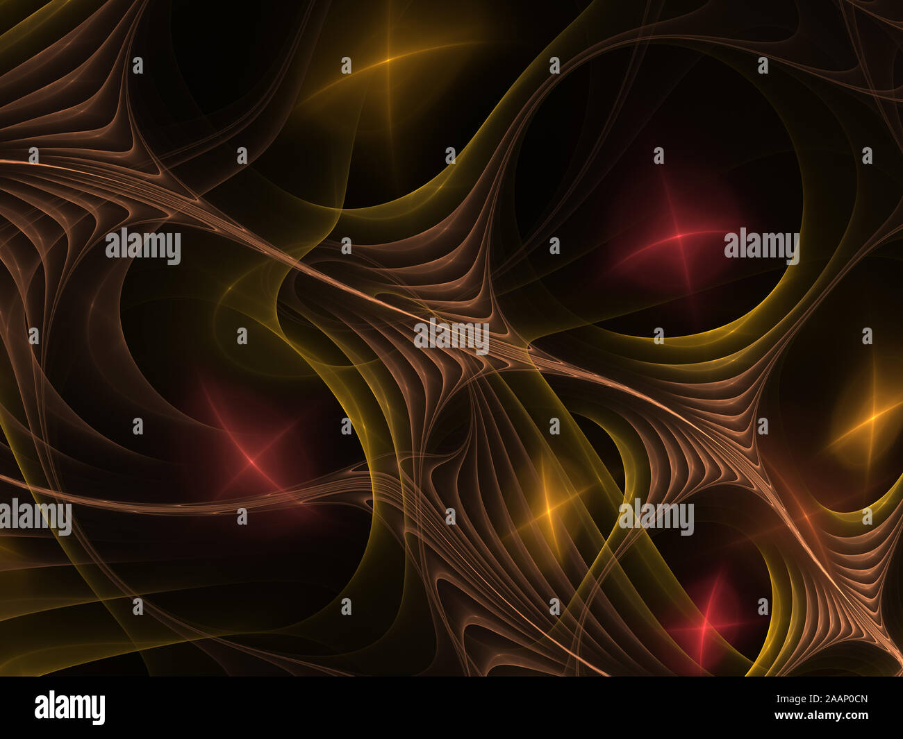 Spiral digital art. An abstract computer generated modern fractal ...