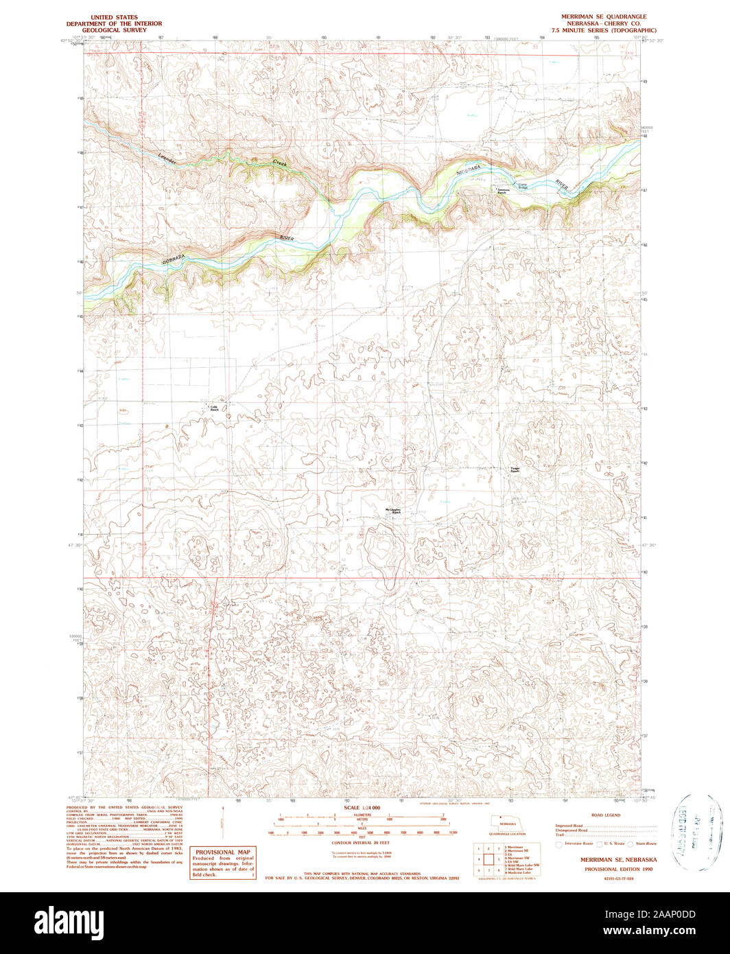 Map of merriman hi-res stock photography and images - Alamy